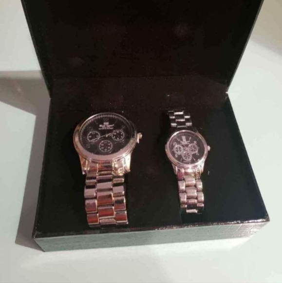 Accessories | New His Hers Mark Naimer Stainless Steel Quartz Watch Set ...